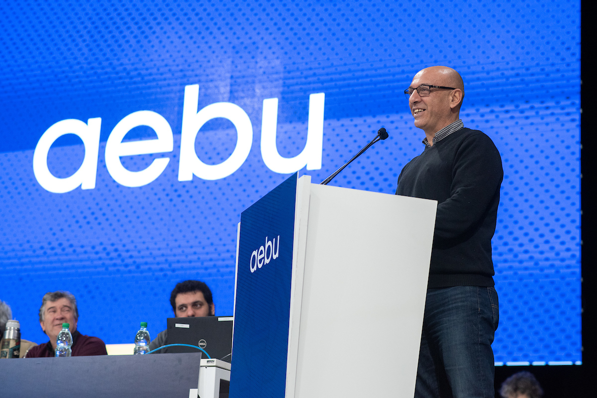 Marcelo Abdala en asamblea de AEBU: «Orgullo de toda la clase ...